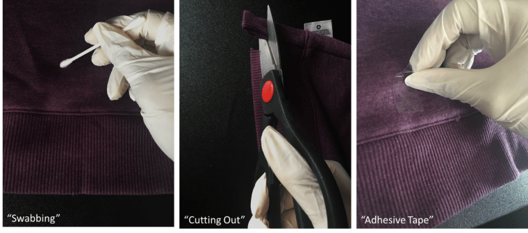 What is the best method for collecting touch DNA on clothing ...